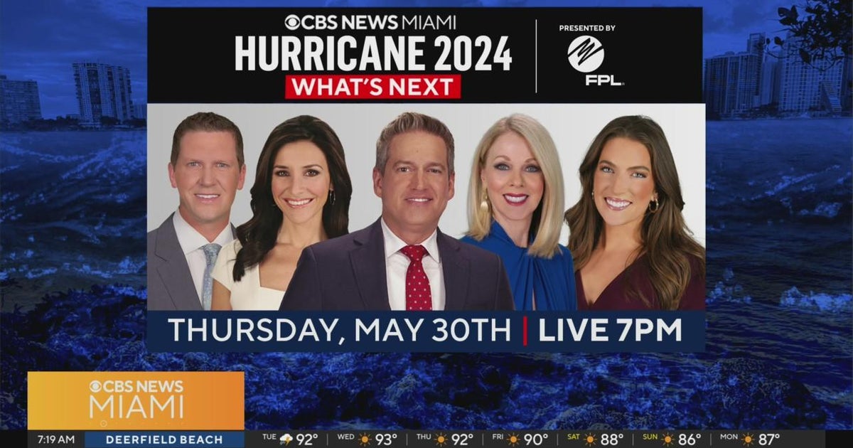 7AM South Florida weather forecast 0528 - CBS Miami