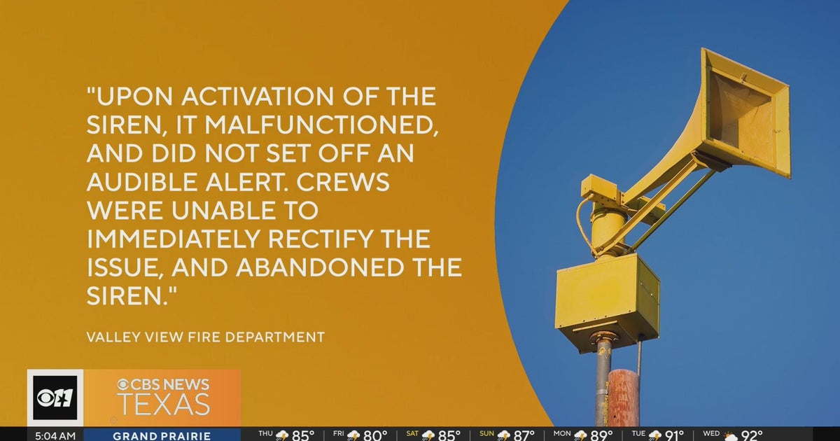 Valley View authorities say outdoor warning siren didn't sound before ...
