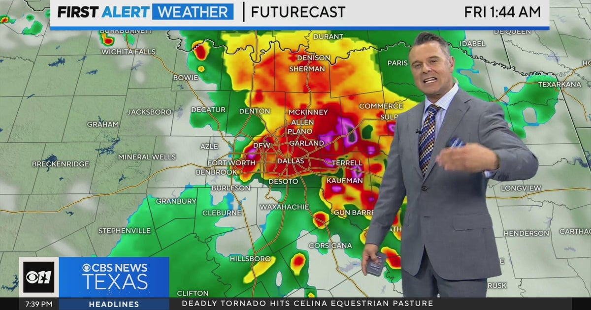 North Texas under slight risk of severe storms Thursday & Friday - CBS ...