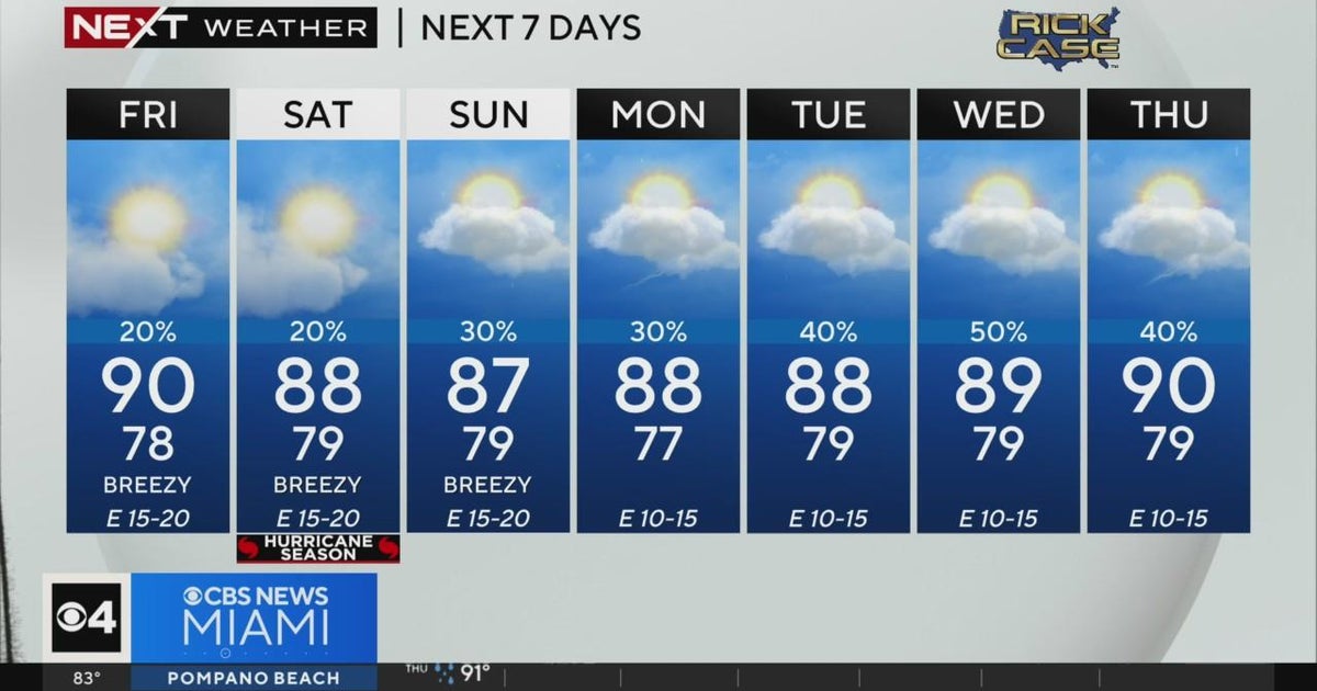 South Florida weather for Thursday 5/30/24 11PM - CBS Miami