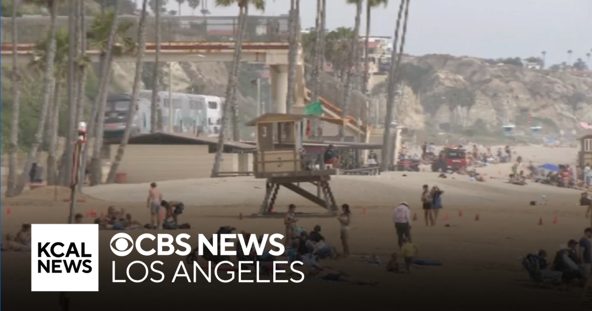 Beach restoration project nears completion in San Clemente - CBS Los ...