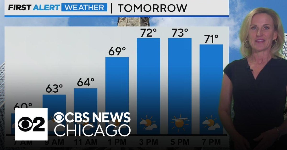 Showers persist Saturday evening in Chicago - CBS Chicago