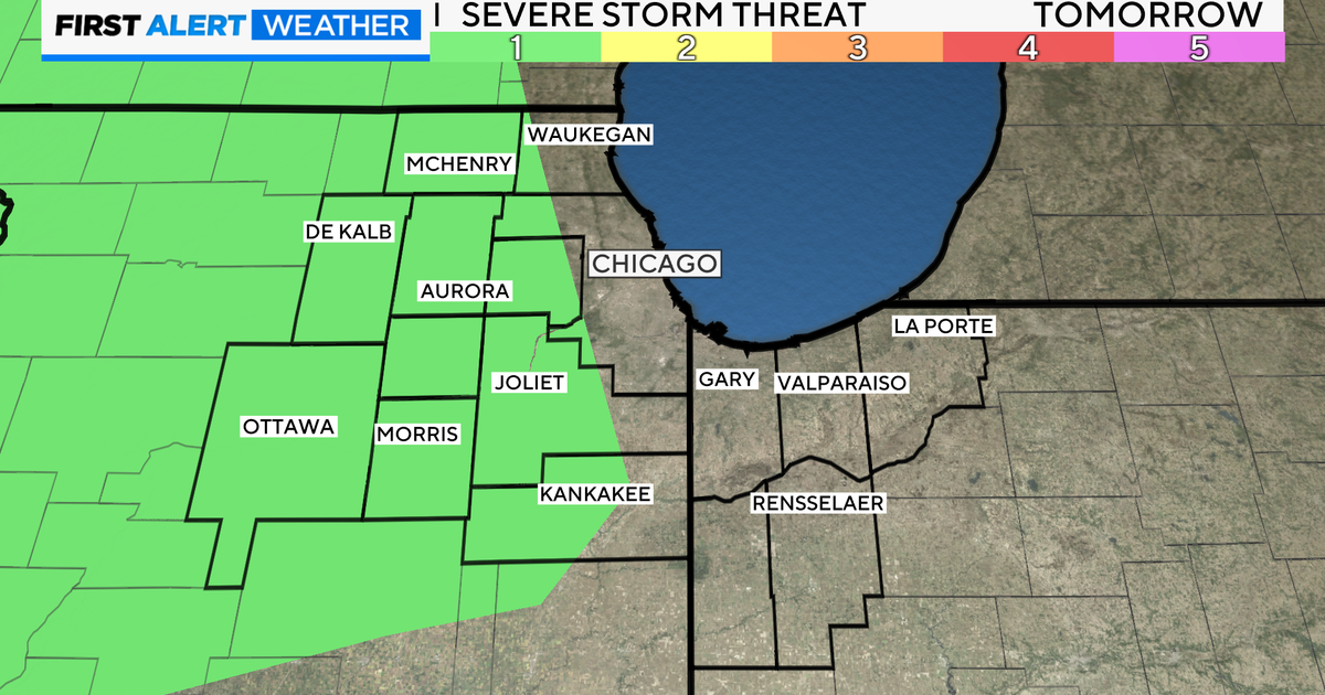 Severe storms Monday afternoon, night in Chicago - CBS Chicago