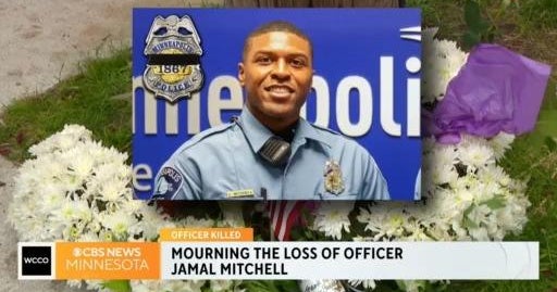 Community remembers slain officer Jamal Mitchell - CBS Minnesota