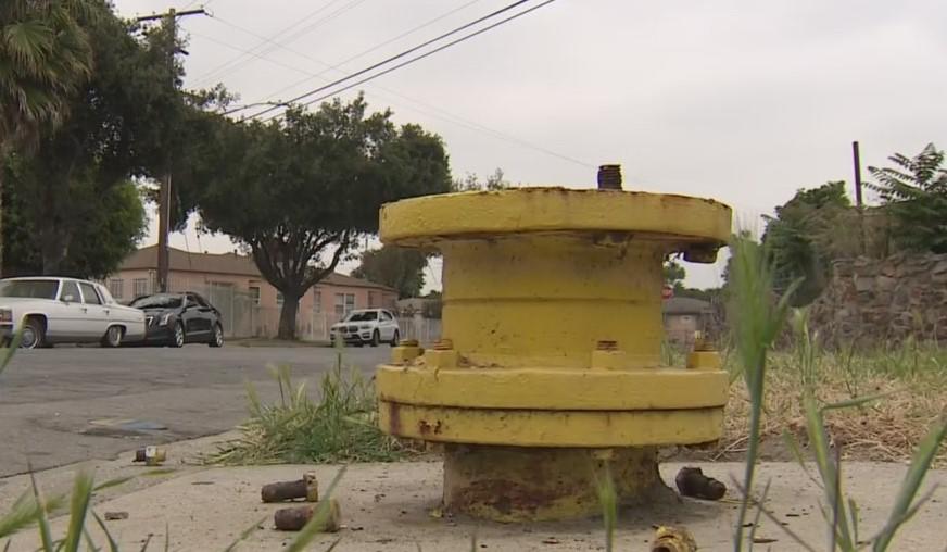Water company installs locked shields over fire hydrants in South LA to ...