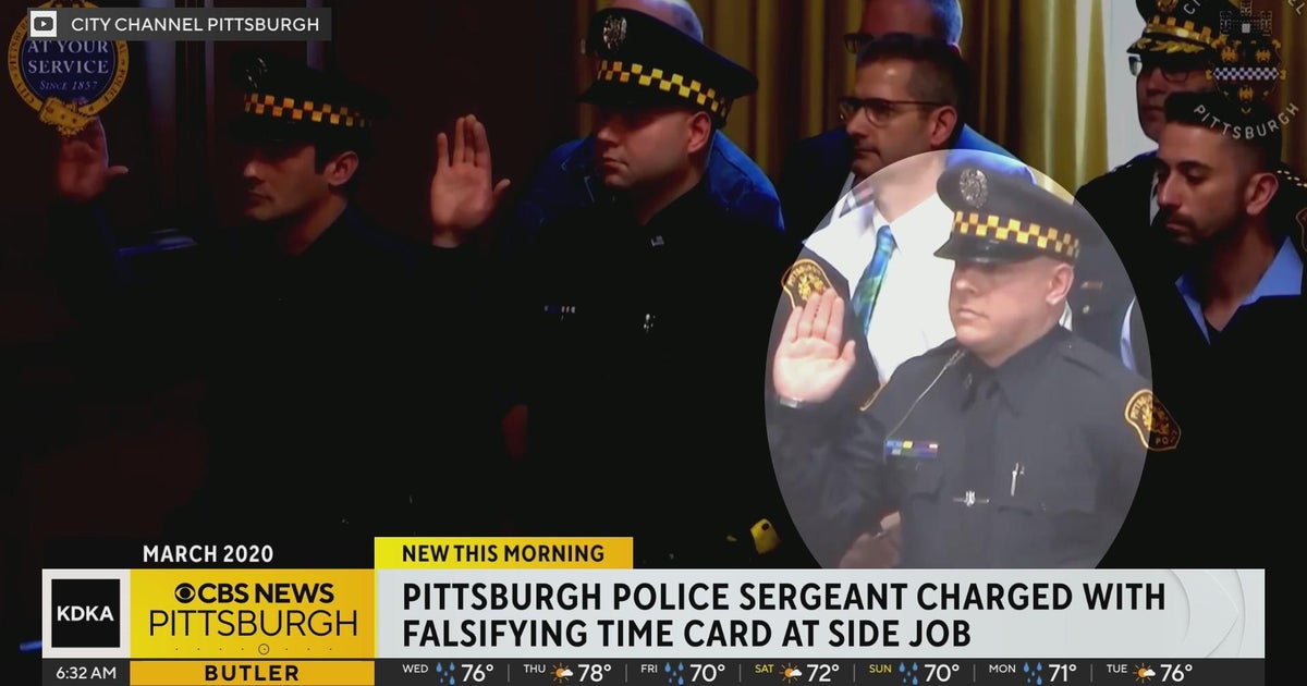 Pittsburgh Police sergeant facing theft by deception charges - CBS ...