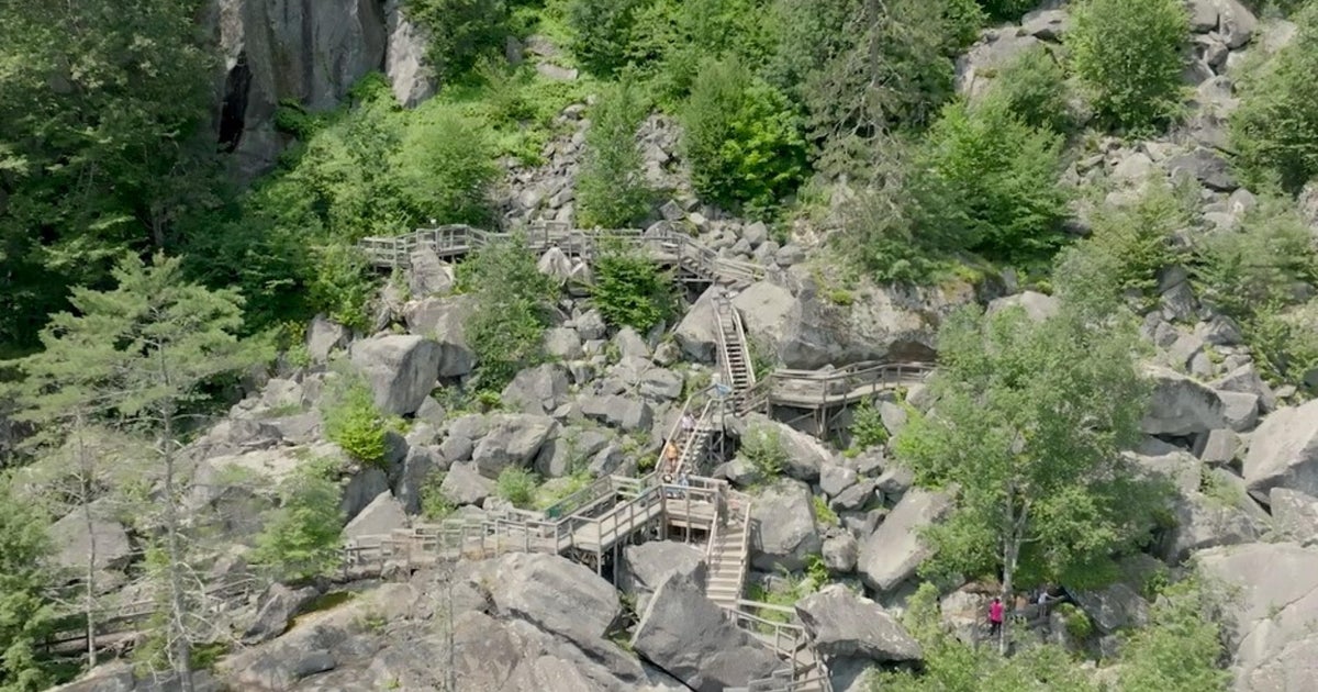 Explore granite boulder caves from the Ice Age at Polar Caves in New ...