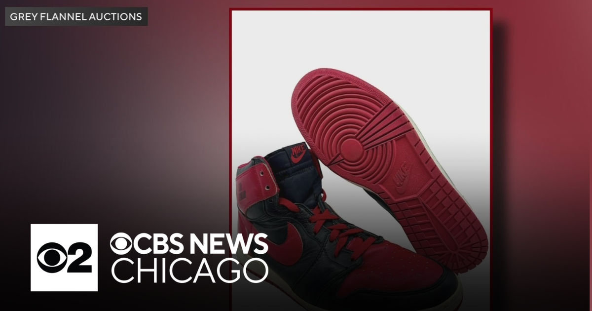 Rare Air Jordan sneakers sell for $325,000 at auction - CBS Chicago