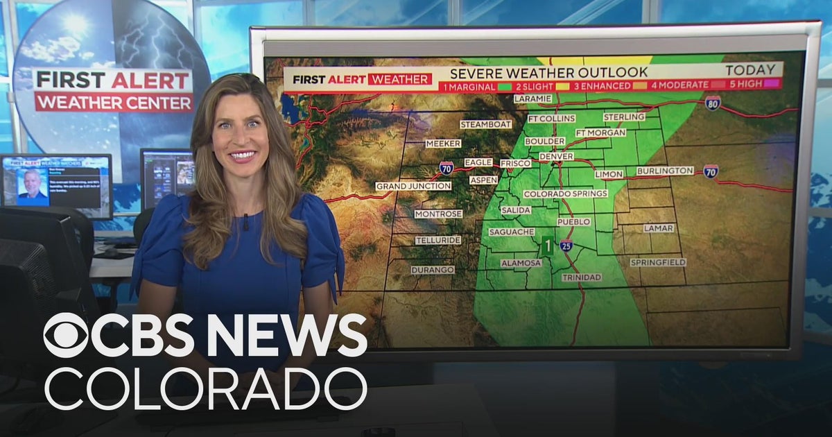 First Alert Weather Day Monday for possible severe storms - CBS Colorado