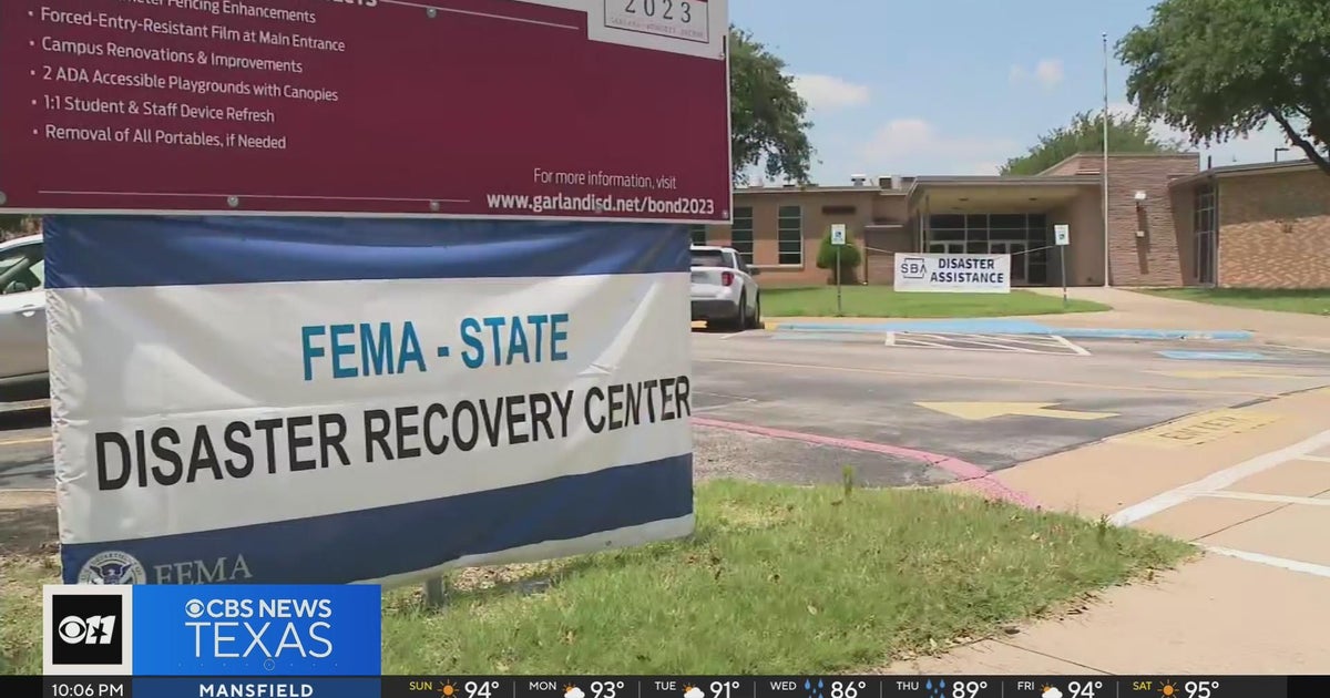 FEMA disaster recovery centers now open in Garland, Richardson - CBS Texas