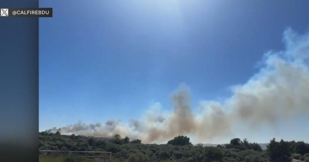 Moreno Valley and Hesperia fires impact air quality - CBS Los Angeles