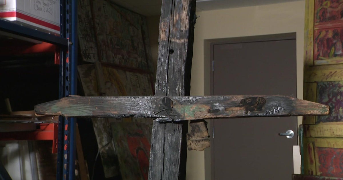 Juneteenth: Burned crosses in Miami mark racist past - CBS Miami