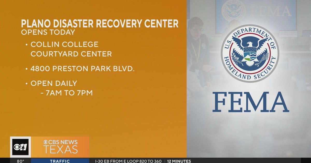 Disaster recovery centers open across North Texas - CBS Texas