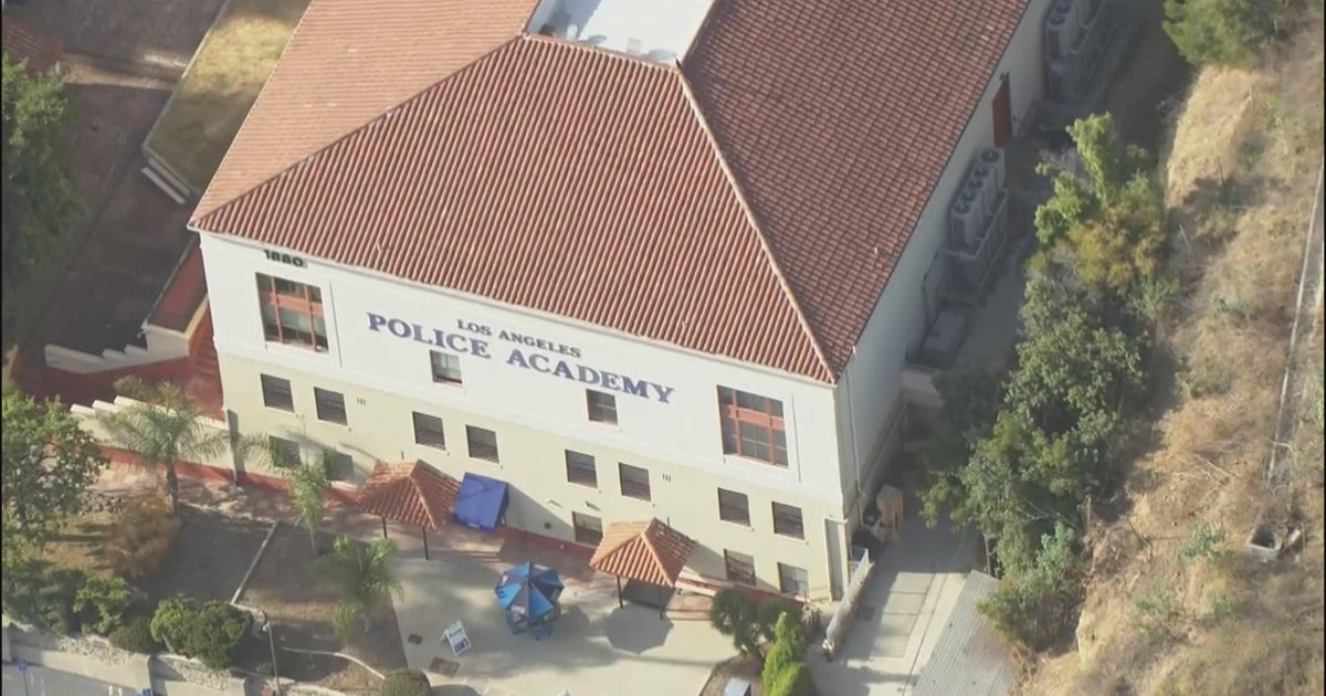 LAPD officer accidentally shoots through wall at police academy - CBS ...