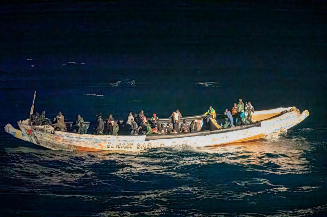 Cruise ship rescues 68 migrants adrift in Atlantic - CBS News