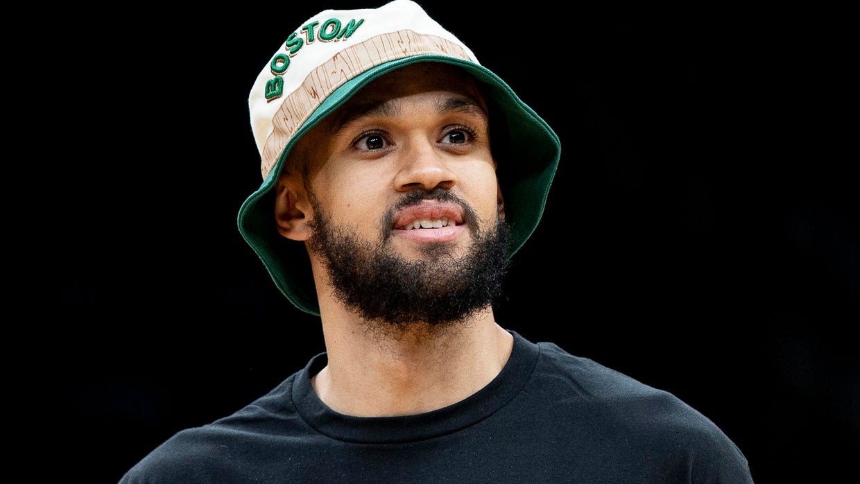 Dentists "very happy" they got call to fix Derrick White's smile before ...