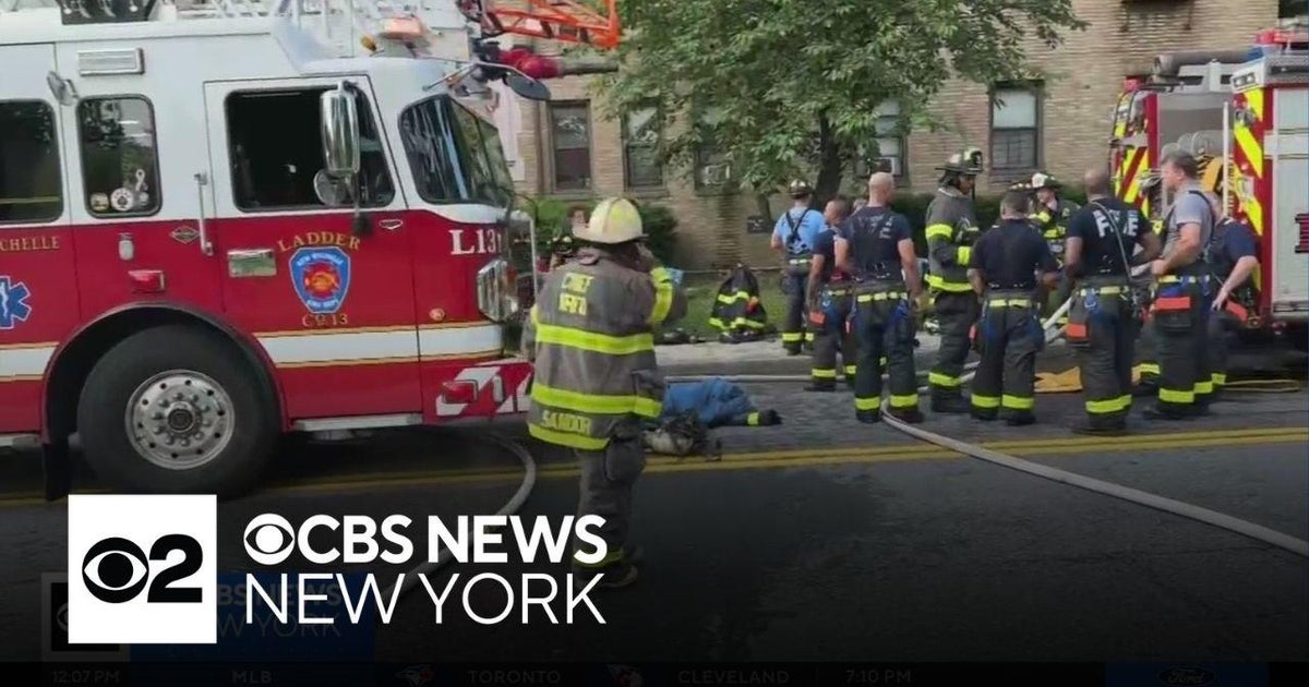 2 dead in cluttered New Rochelle apartment fire - CBS New York