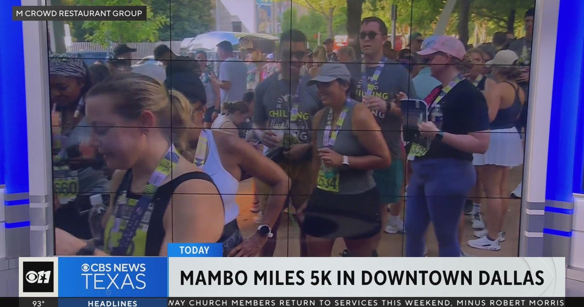Thousands brave the heat in Dallas for the Mambo Miles 5k - CBS Texas