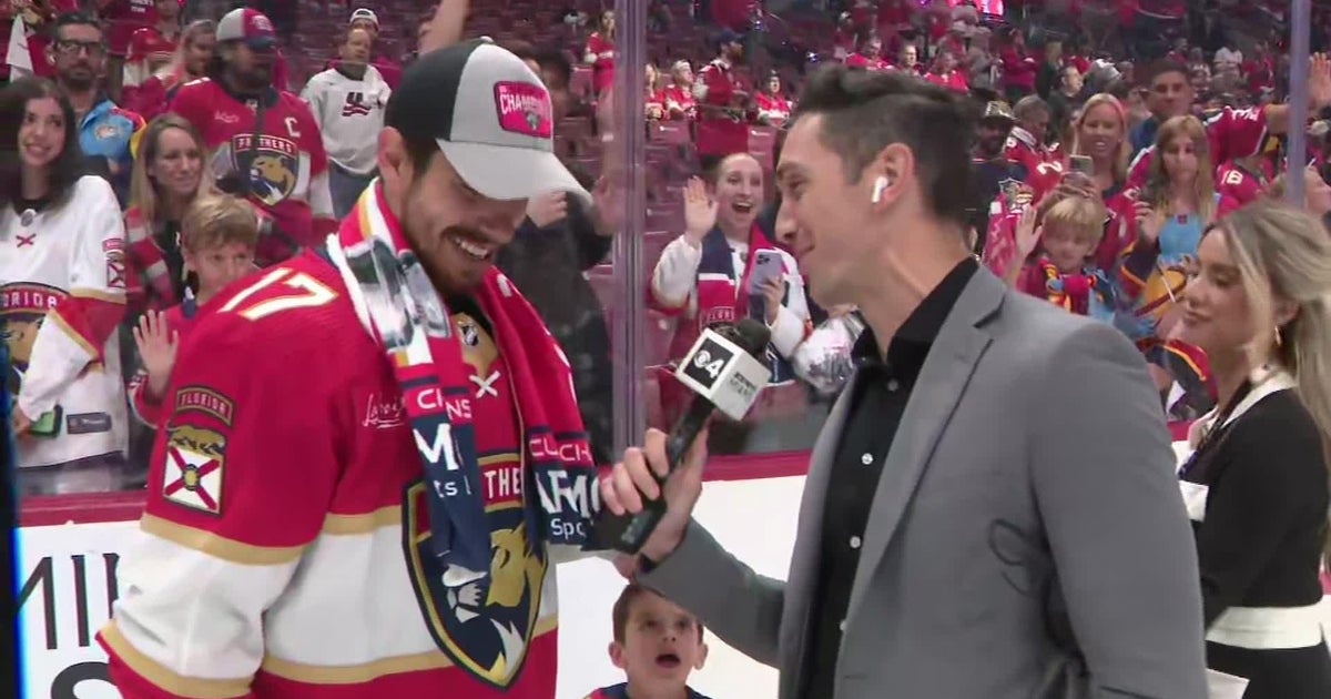 Florida Panthers' Evan Rodrigues excited by Stanly Cup win - CBS Miami