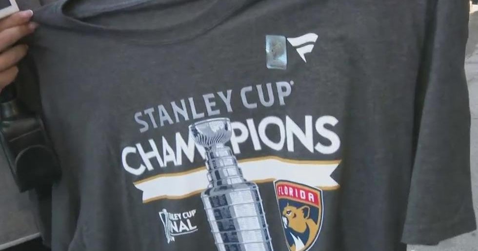 Panthers championship t-shirts rolling out of Fort Lauderdale print ...