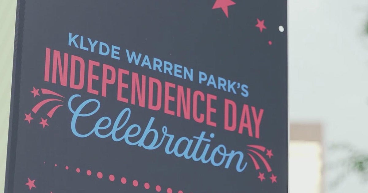 Klyde Warren Park hosting Independence Day celebration for North Texans - CBS Texas