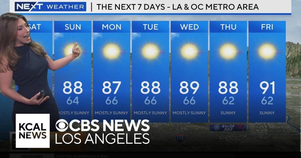Alex Biston's Morning Weather (June 29) - CBS Los Angeles