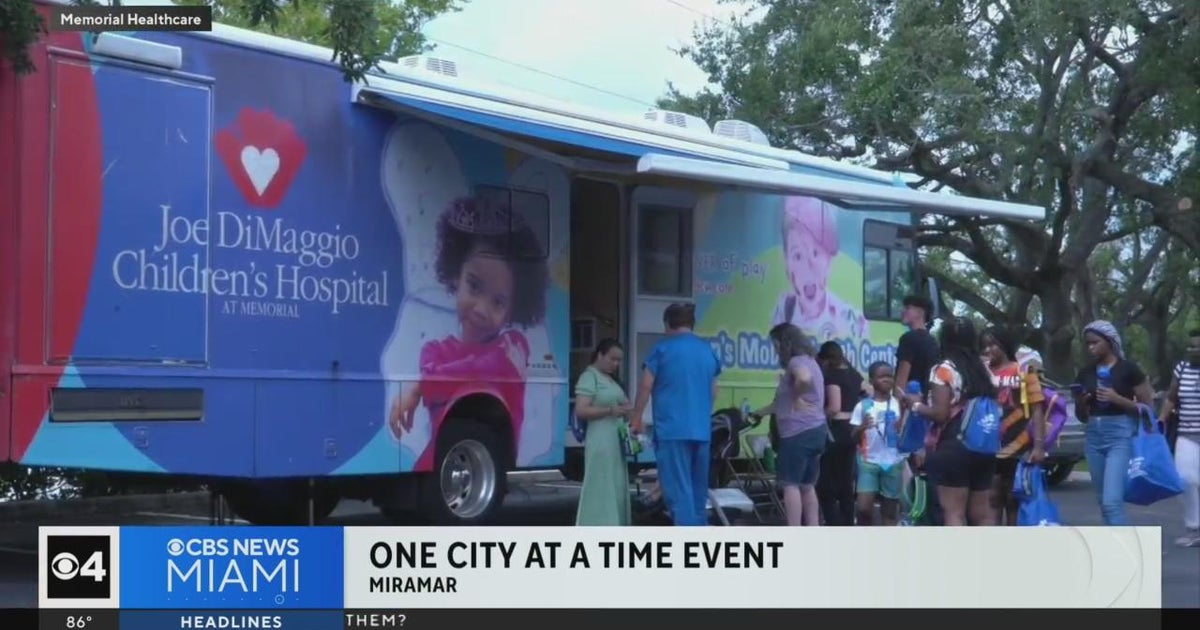 "One City at a Time" mobile health unit rolls into Miramar - CBS Miami