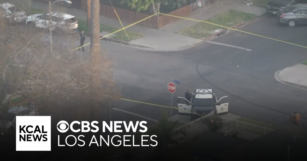 Robbery suspect fatally shot in West Adams - CBS Los Angeles