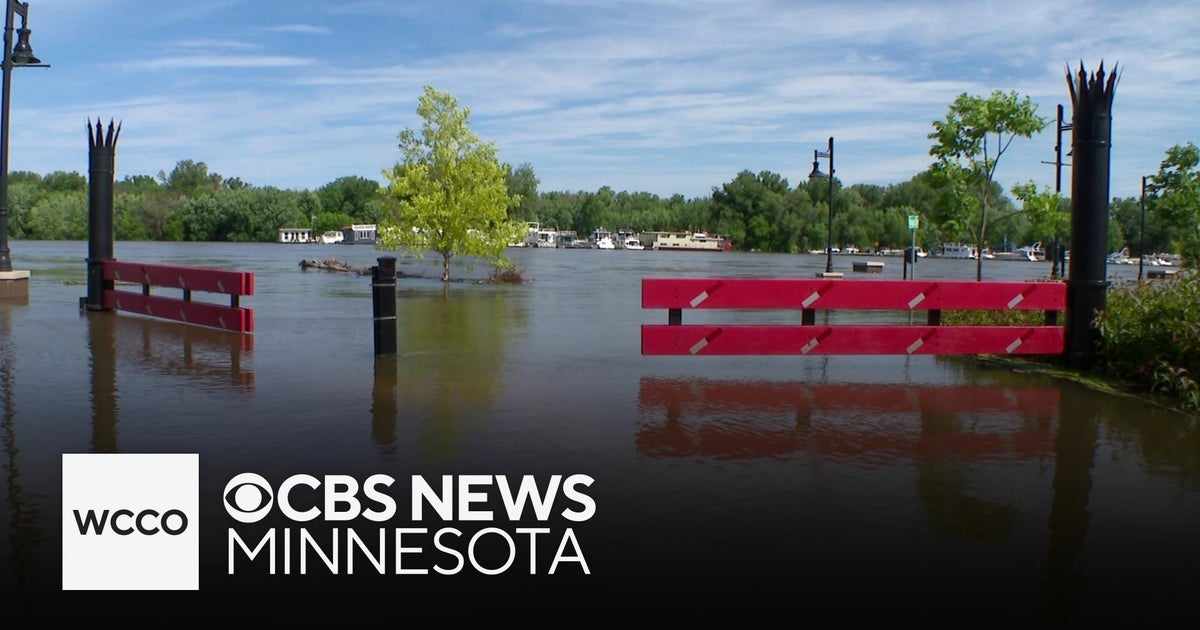 Mississippi River in Red Wing experiences rare July crest - CBS Minnesota