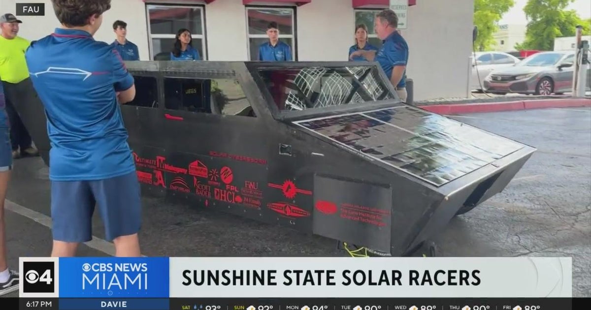 Running on sunshine: South Florida high school students set to compete in Solar Car Challenge ...
