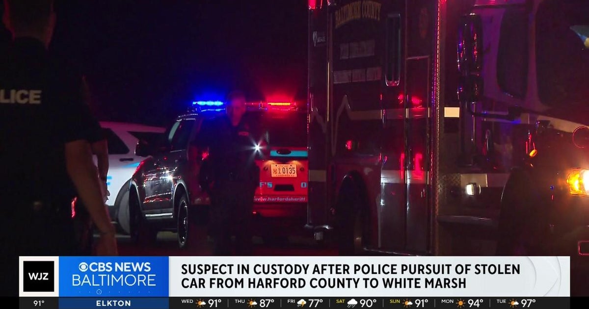 Suspect in custody after police pursuit from Harford County to White ...