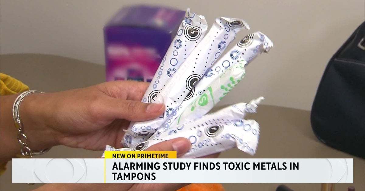 Alarming study finds toxic metals in tampons - CBS Pittsburgh