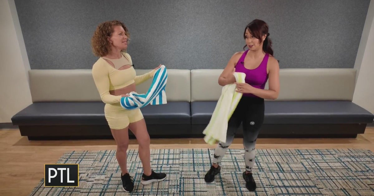 Easy ways to shape up your legs and glutes with Aubrey Worek - CBS ...