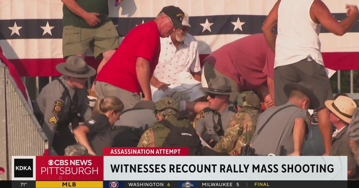 Rally attendees recount the attempted assassination attempt of former ...