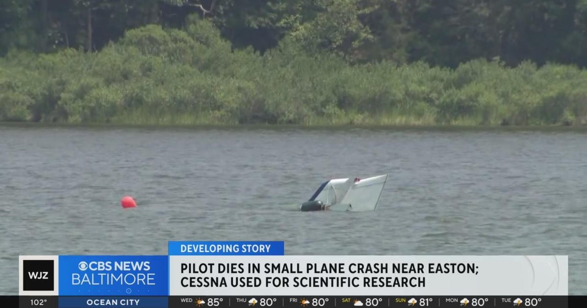 Pilot dies in small plane crash near Maryland's Eastern Shore - CBS ...