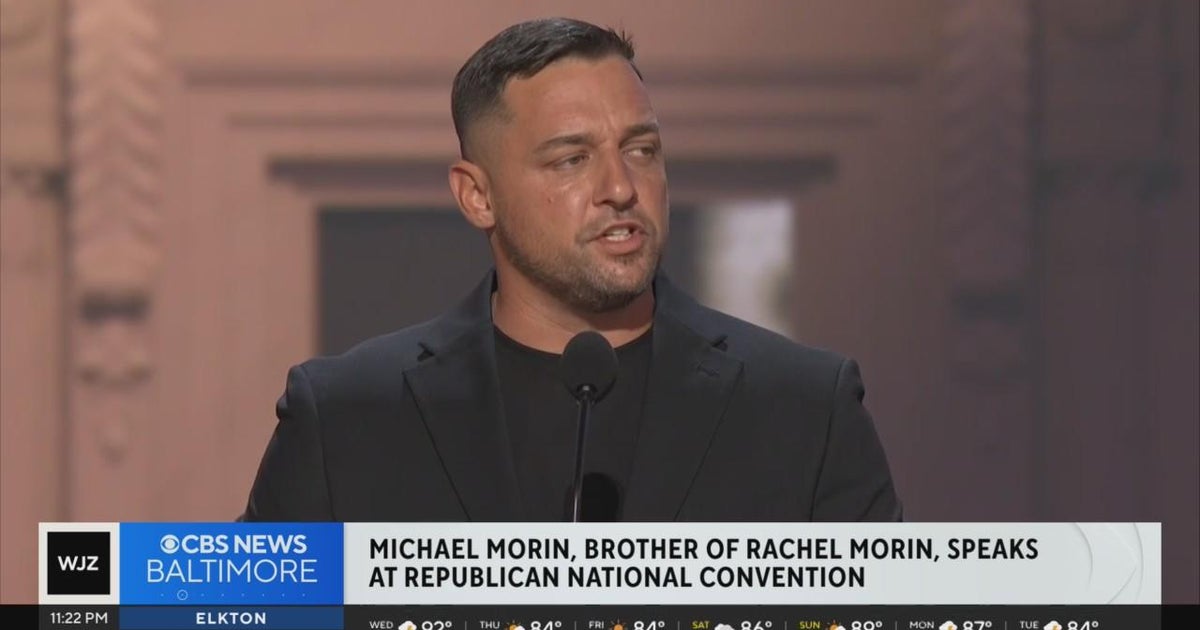 Murder Maryland mom Rachel Morin's brother speaks at RNC - CBS Baltimore