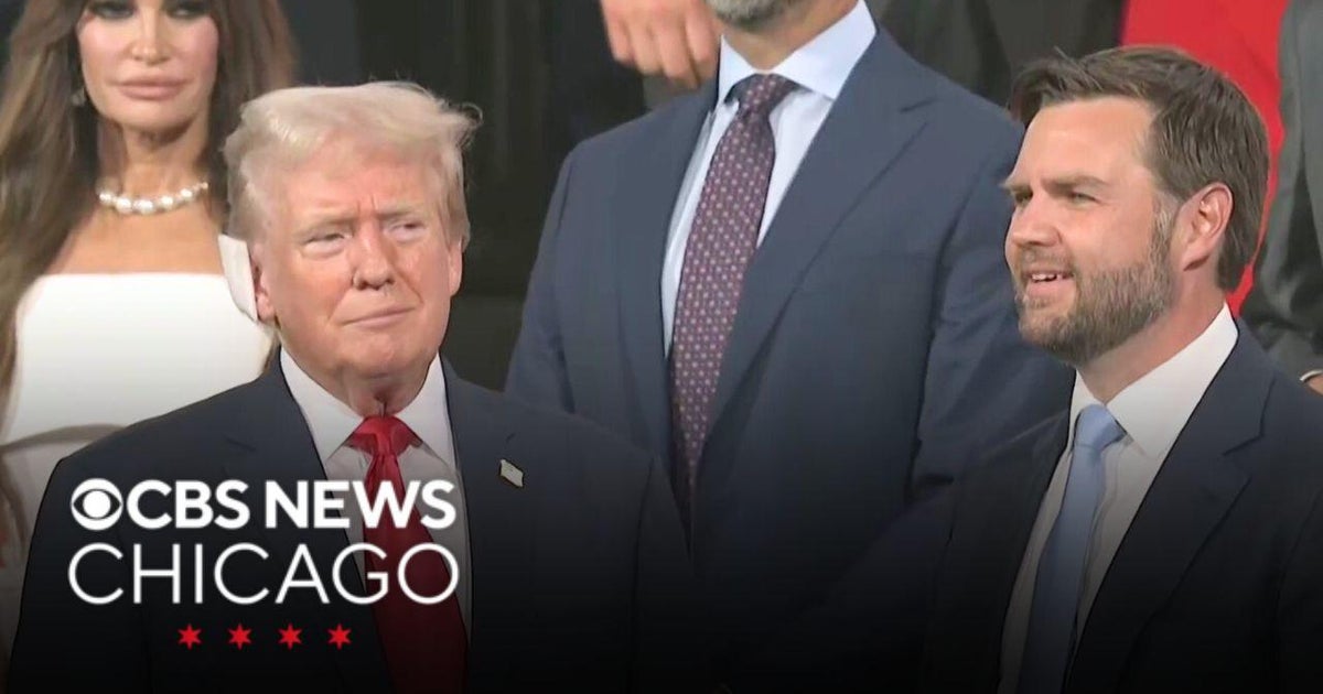 Donald Trump spends time on the stage at RNC - CBS Chicago