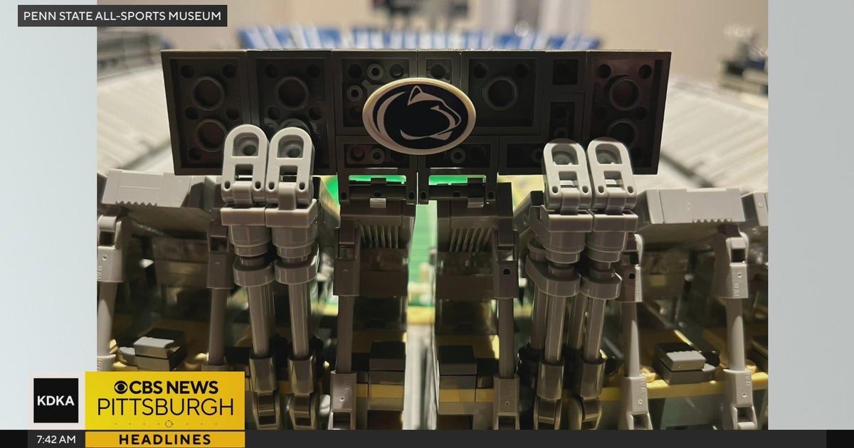 Penn State graduate creates LEGO replica of Beaver Stadium - CBS Pittsburgh