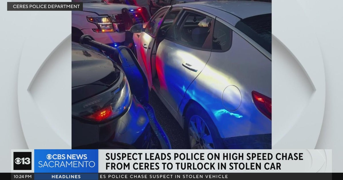 Suspect leads police on chase to Turlock area - CBS Sacramento