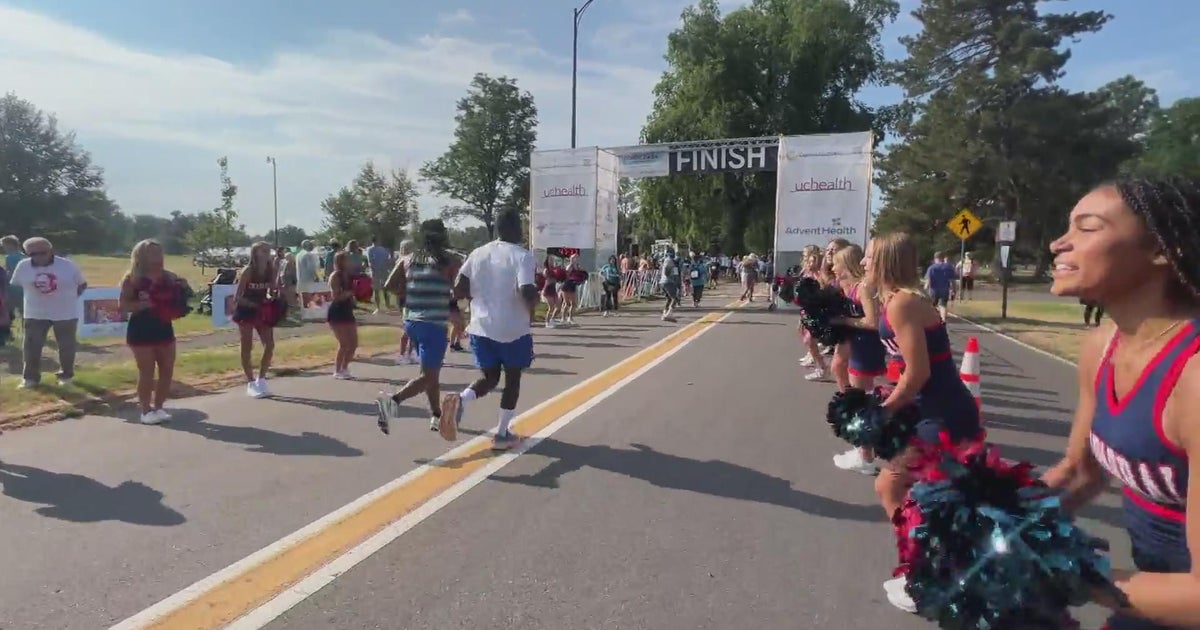 Donor Dash held in Denver, CBS Colorado anchor Michael Spencer explains ...