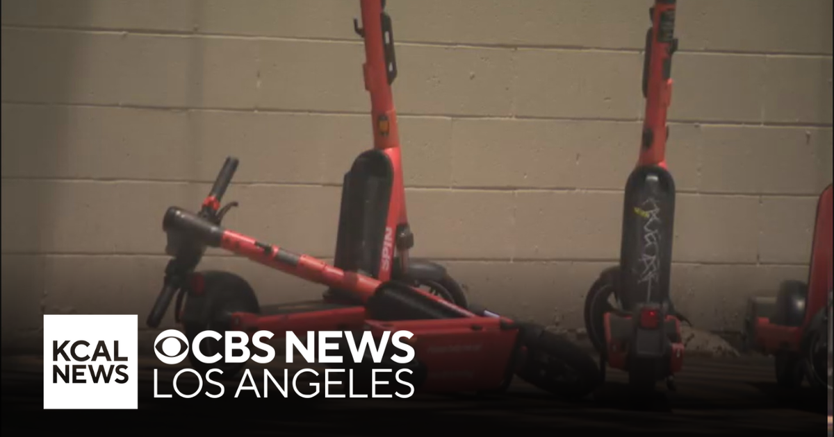 Santa Monica contemplates the future of electric scooters - CBS Los Angeles