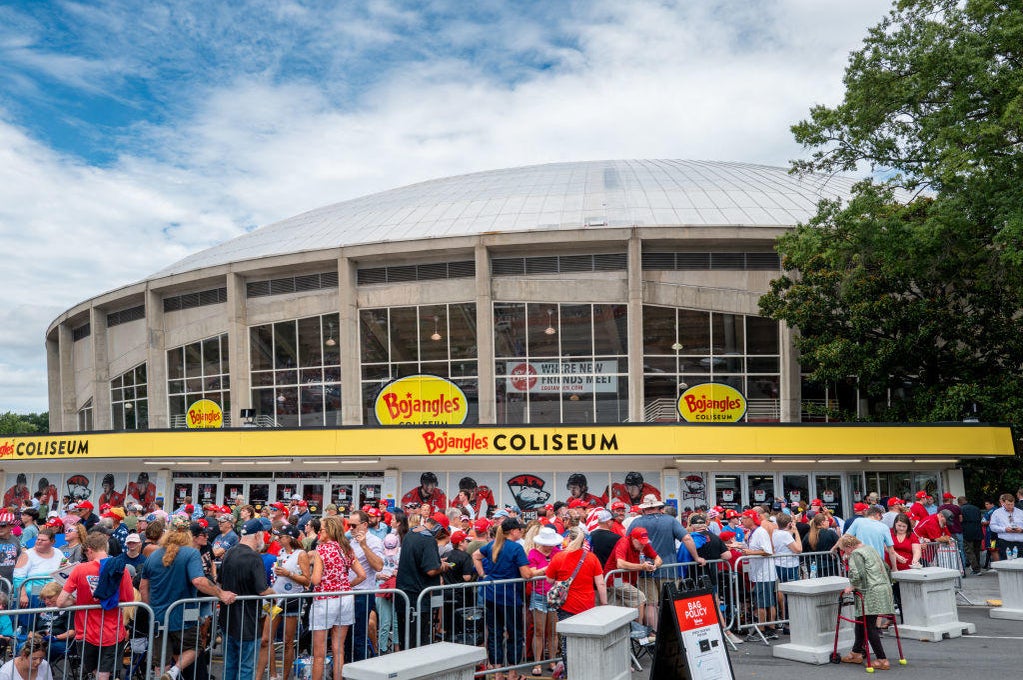 Trump holds rally in Charlotte, first since Biden exited race - CBS News