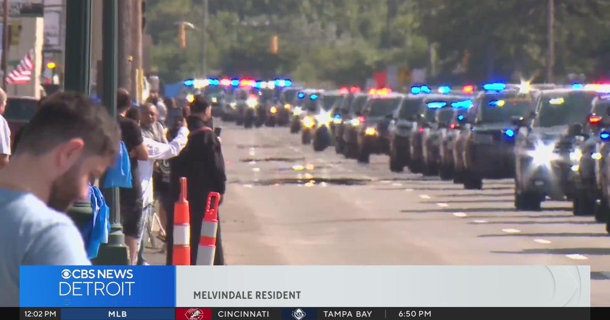Community remembers fallen Melvindale officer Mohamed Said - CBS Detroit