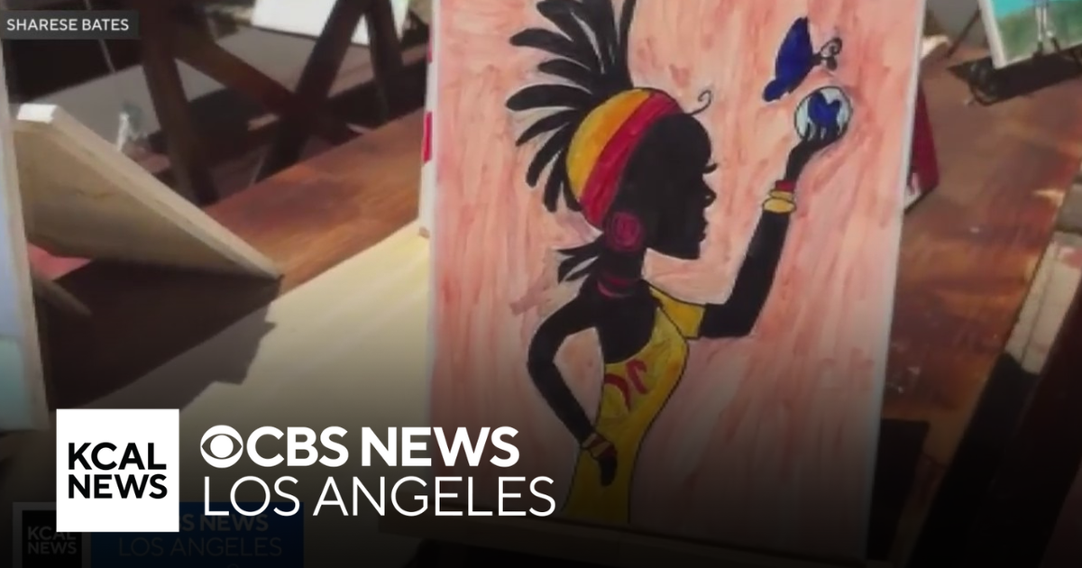 Porter Ranch girl hosts first art show as she continues quest to become ...