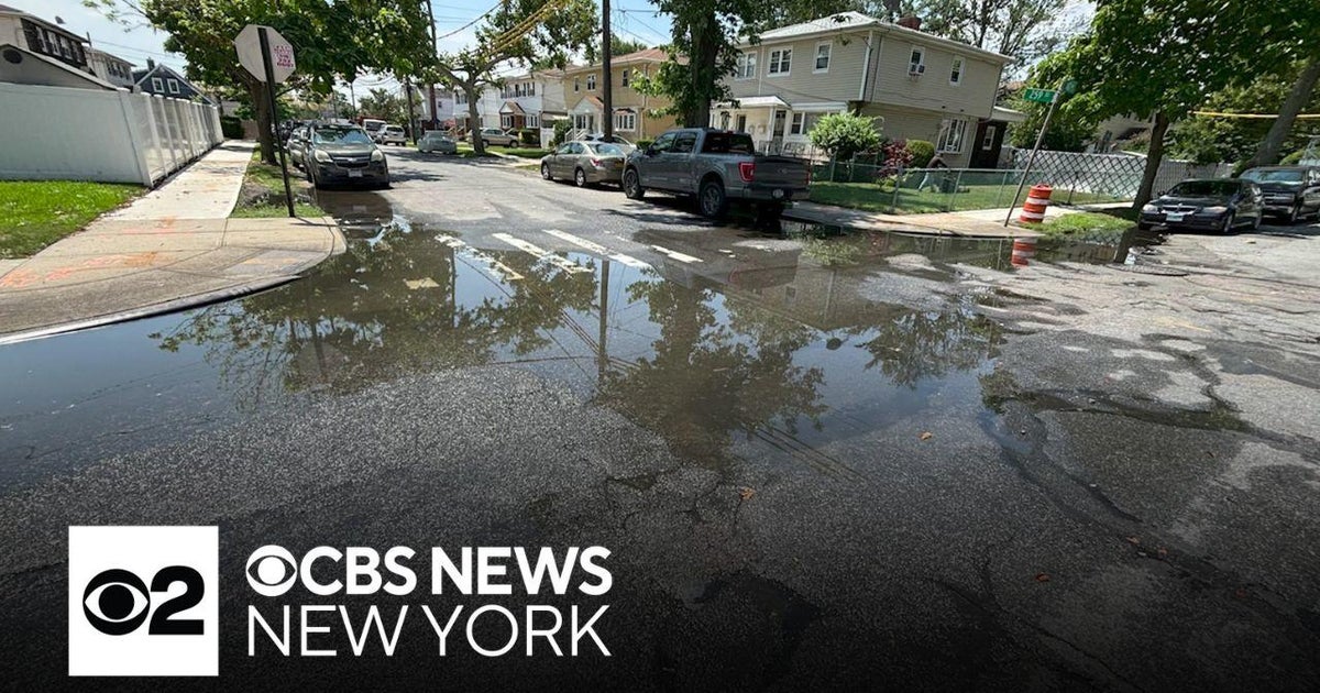NYC announces major upgrade to storm sewers in Queens - CBS New York