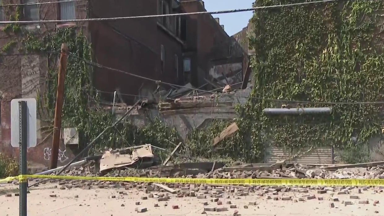 Building partially collapses in Pittsburgh's Uptown area - CBS Pittsburgh