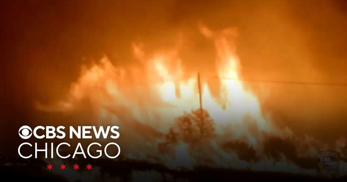 U.S. Crews battling nearly 100 wildfires - CBS Chicago