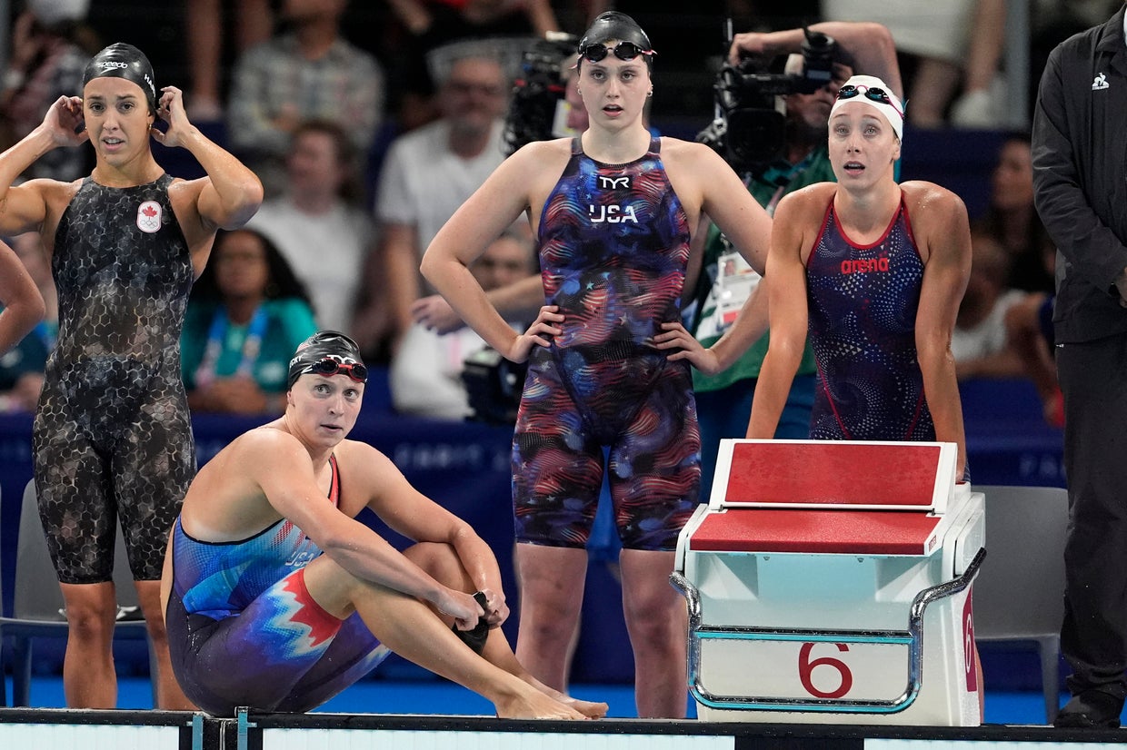 Katie Ledecky becomes most decorated U.S. female Olympian of all time after U.S. takes silver in ...