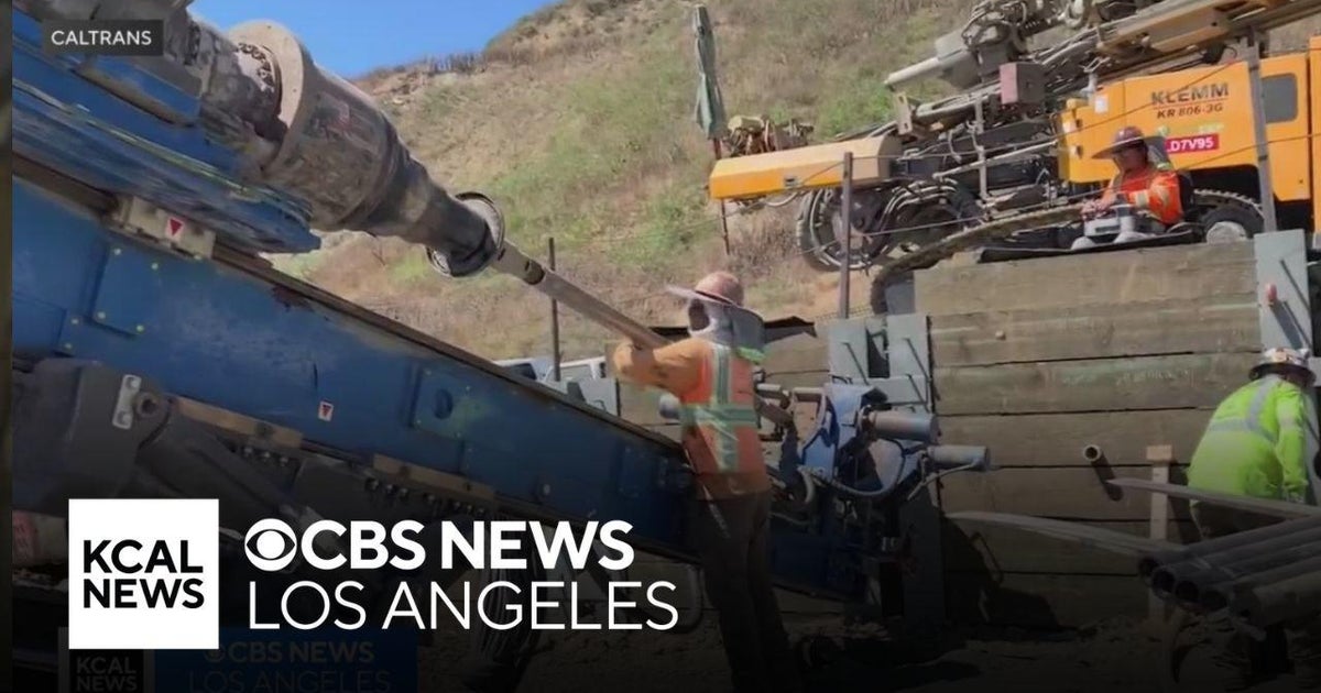 Highway 150 landslide impacts Ventura County five months later - CBS ...