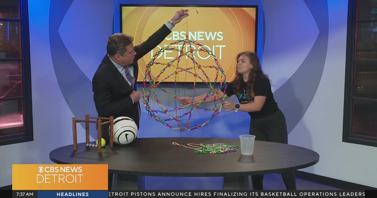 Michigan Science Center demonstrates Newton's First Law of Motion - CBS ...